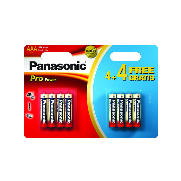 Panasonic Batteries Propower Gold AAA 4+4 Free – Co-Op Superstores