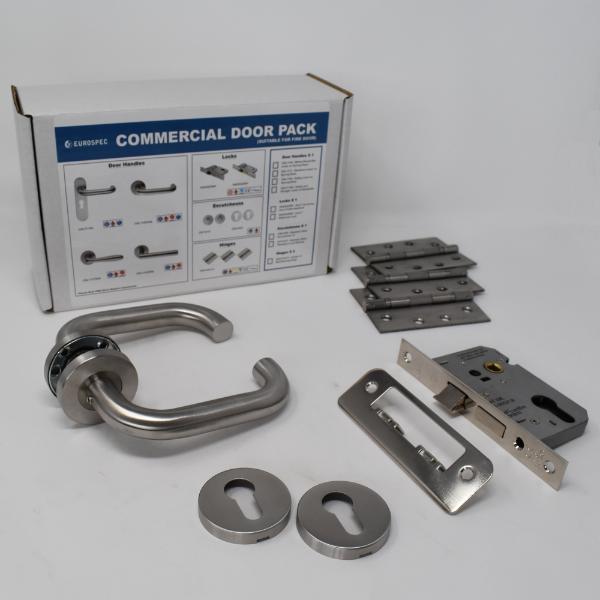 Eurospec Safety Lever On Rose ,Euro Sash Lock, 2 Esc'S With 3 Hinges D ...