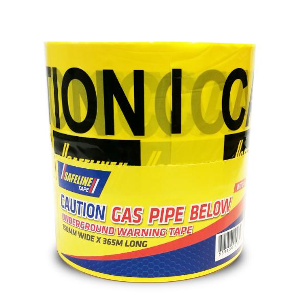 Safeline Gas Pipes Below Tape 150mm x 365M – Co-Op Superstores