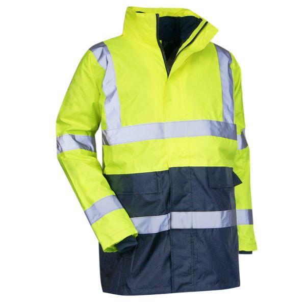 LMA Prevention 4 In 1 Hi Viz Parka (Coat, Jacket, B-warmer, Windbreake ...