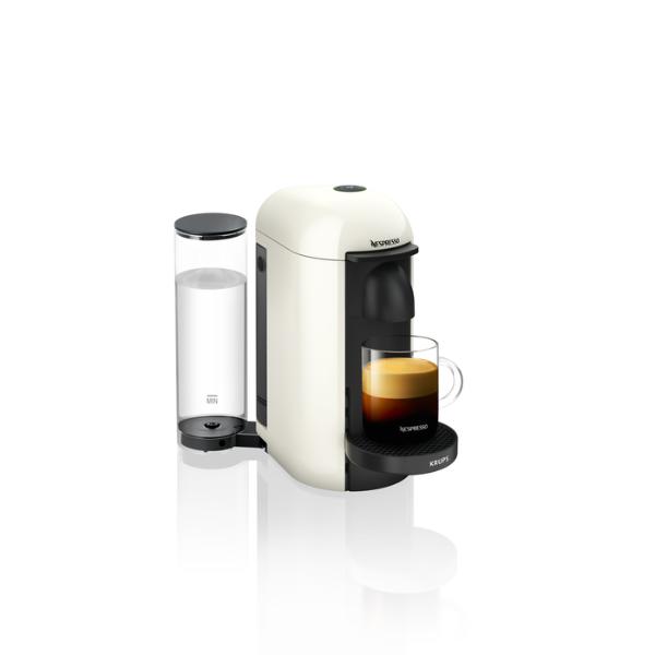 Krups Nespresso Vertuo Plus Coffee Machine - Cream – Co-Op Superstores