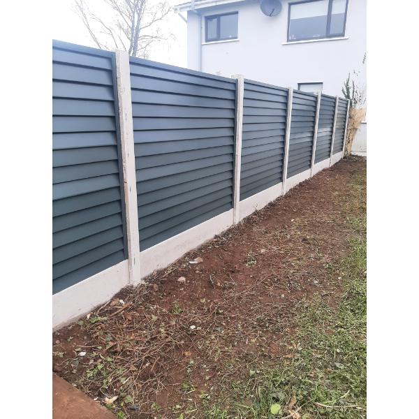 Satus Fence Steel Fence Panel H1.5M x W1.78M Merlin Grey – Co-Op ...