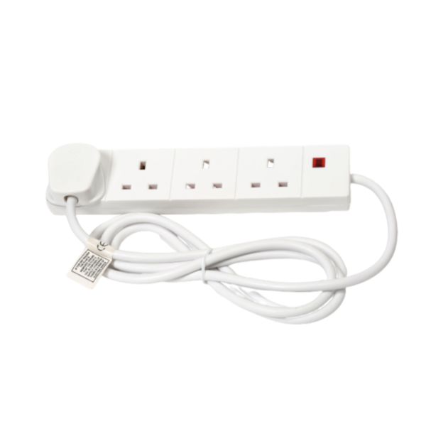 Rugged 4 Way 2 Mtr Extension Socket Lead – Co-Op Superstores