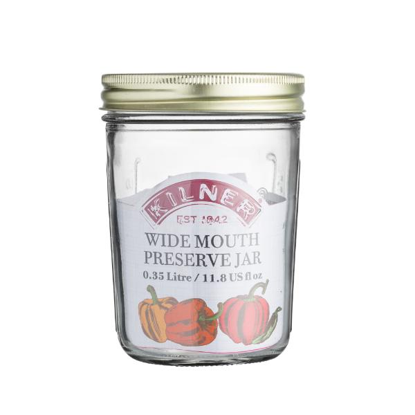 Kilner Wide Mouth Preserve Jar 0.35L – Co-Op Superstores