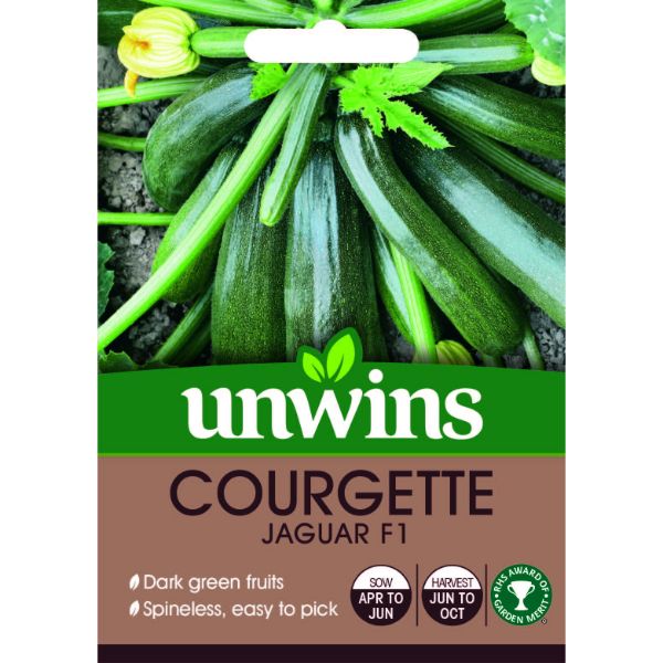 Unwins Seed Packet Courgette Jaguar F1 – Co-Op Superstores