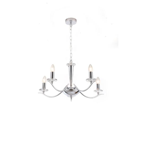 5 light Chrome Ceiling light – Co-Op Superstores