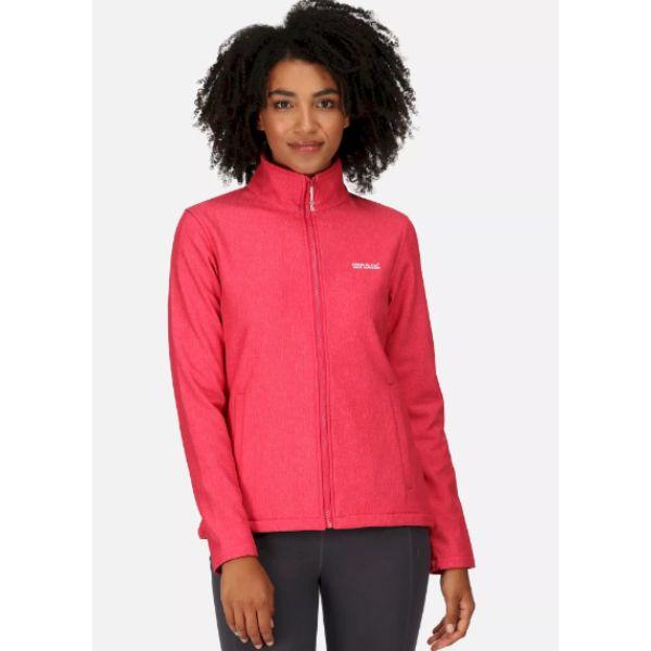 Regatta Connie V Womens Soft Shell Pink Potion Marl – Co-Op Superstores